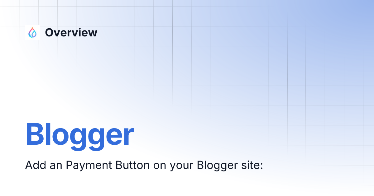 Blogger | Overview